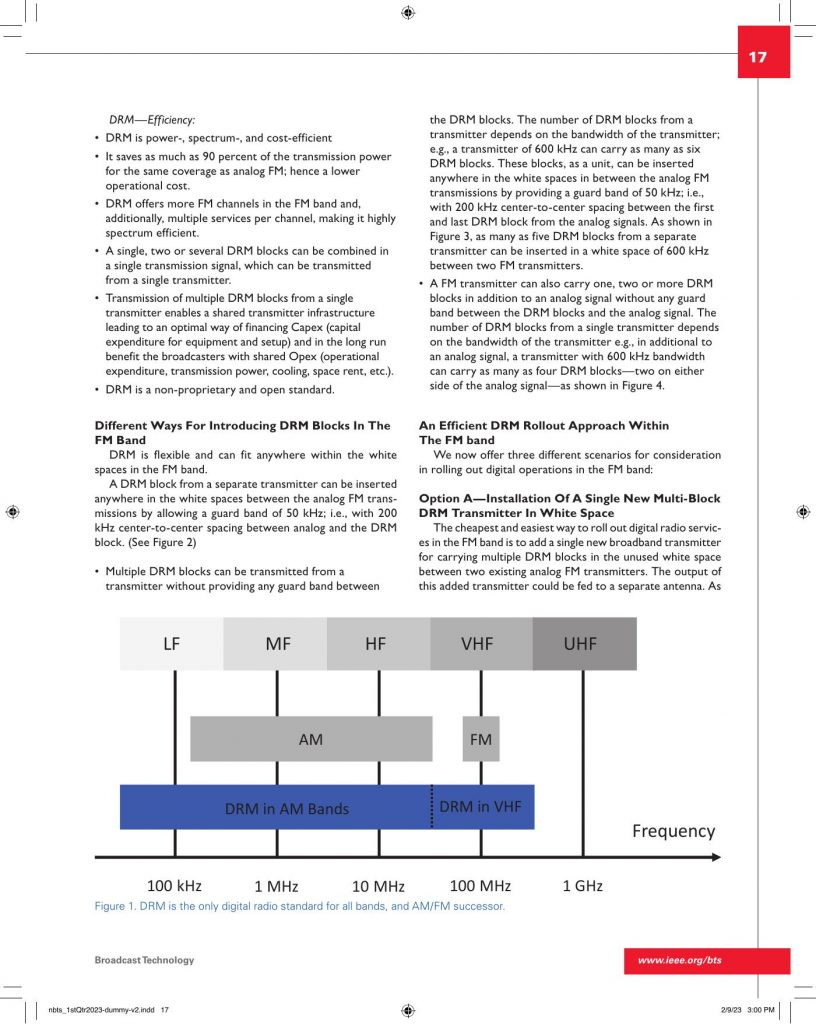 DRM Scenarios For The Initial FM Band Digitization – most flexible ...