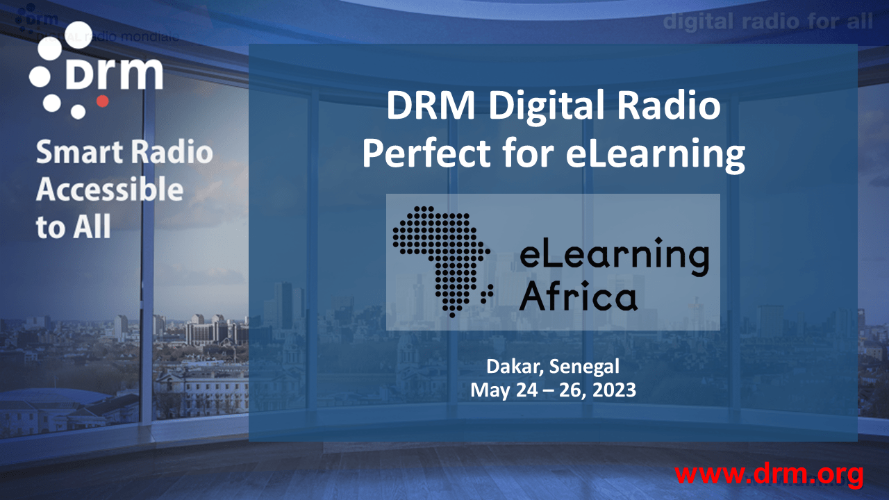DRM Consortium and eLearning in Africa - Digital Radio Mondiale