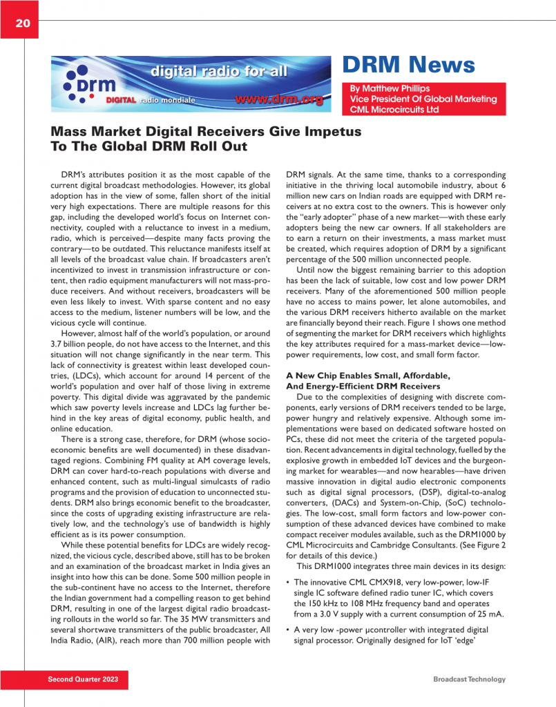 A New Chip Enables Small, Affordable and Energy-Efficient DRM Receivers ...