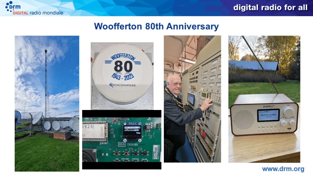 DRM Broadcast on 80th Anniversary of Woofferton Transmitting Station UK ...