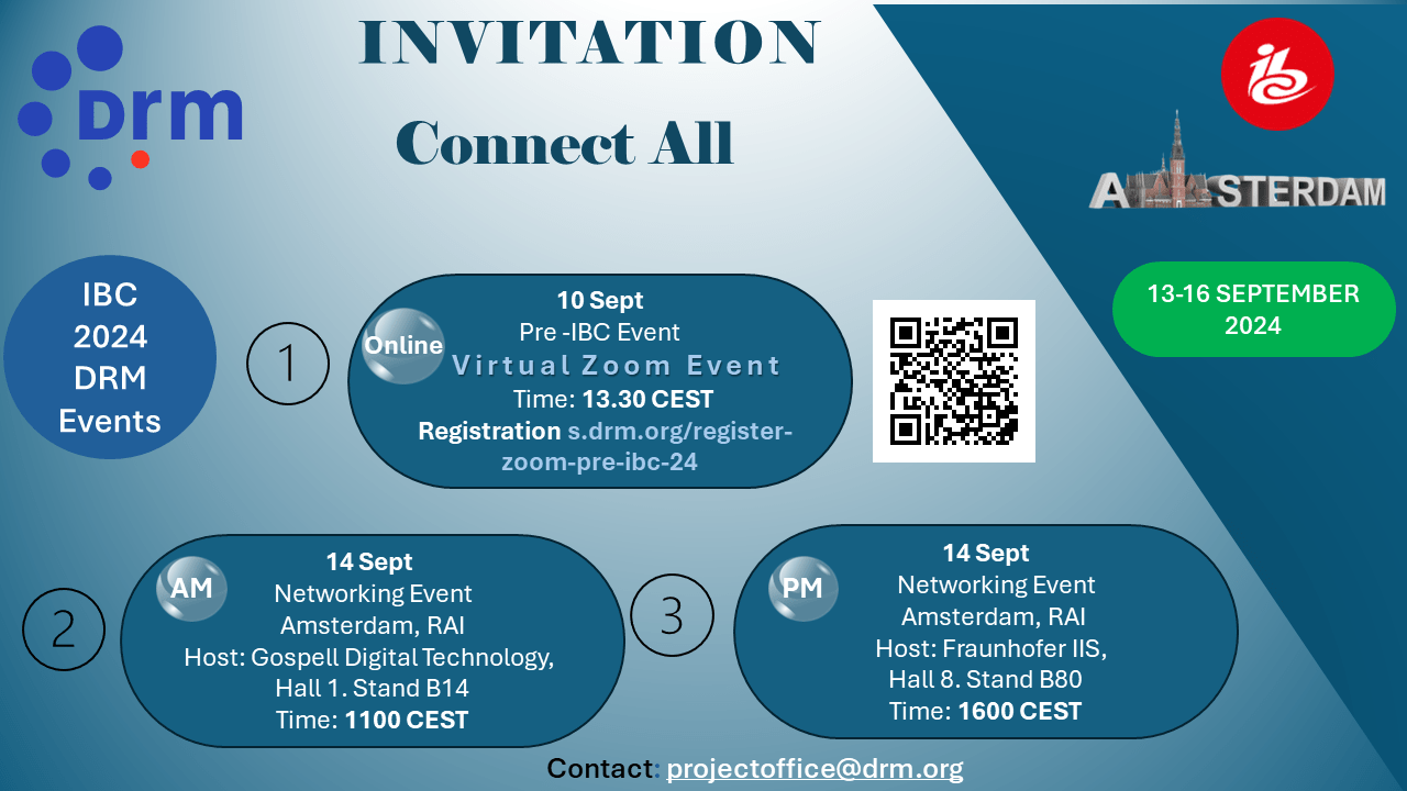 DRM at IBC 2024 - All Information Available - Digital Radio Mondiale