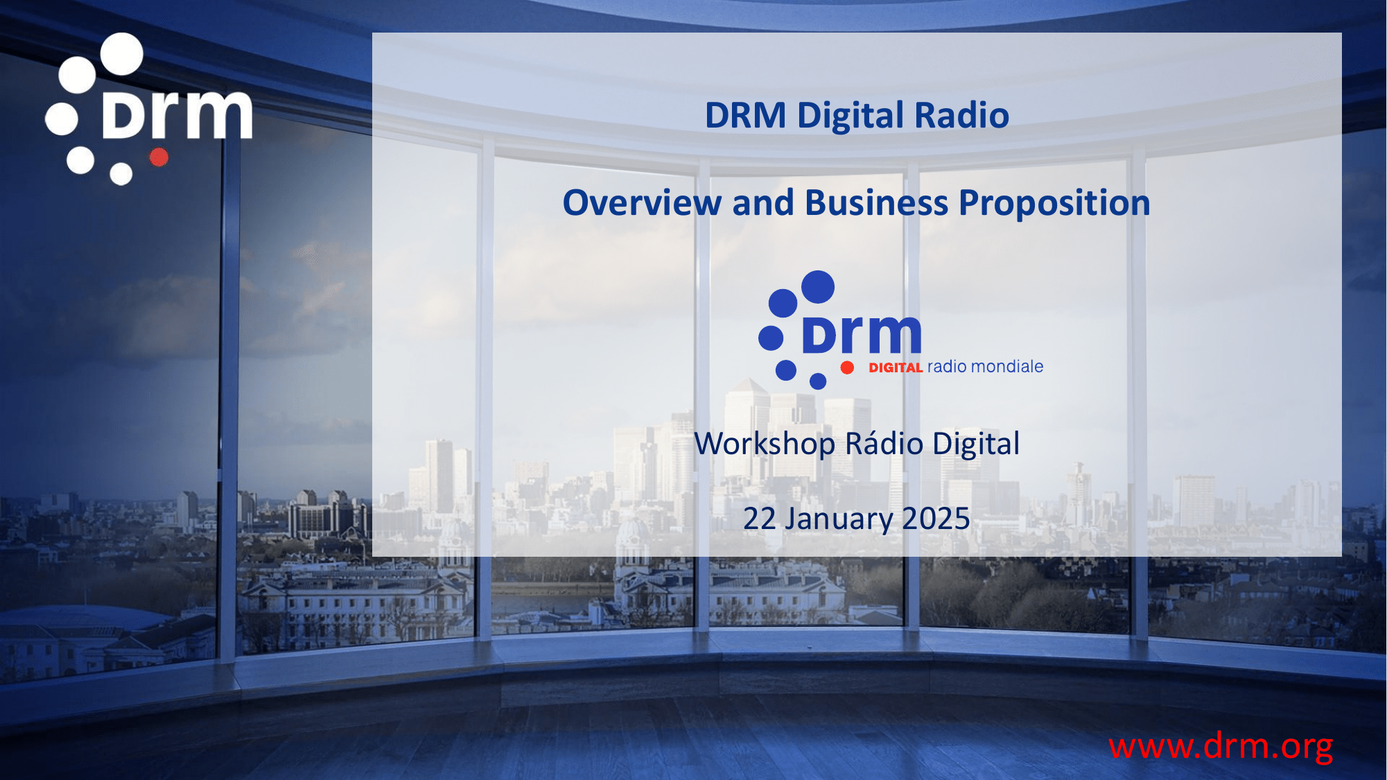 DRM Update for Brazil - Also in Portuguese - Digital Radio Mondiale
