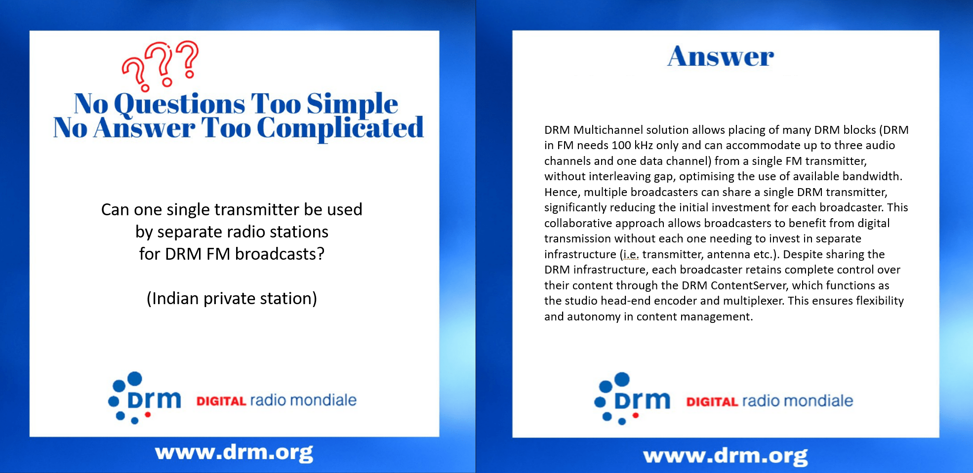 Your Questions Answered: Can one single transmitter be used by separate ...