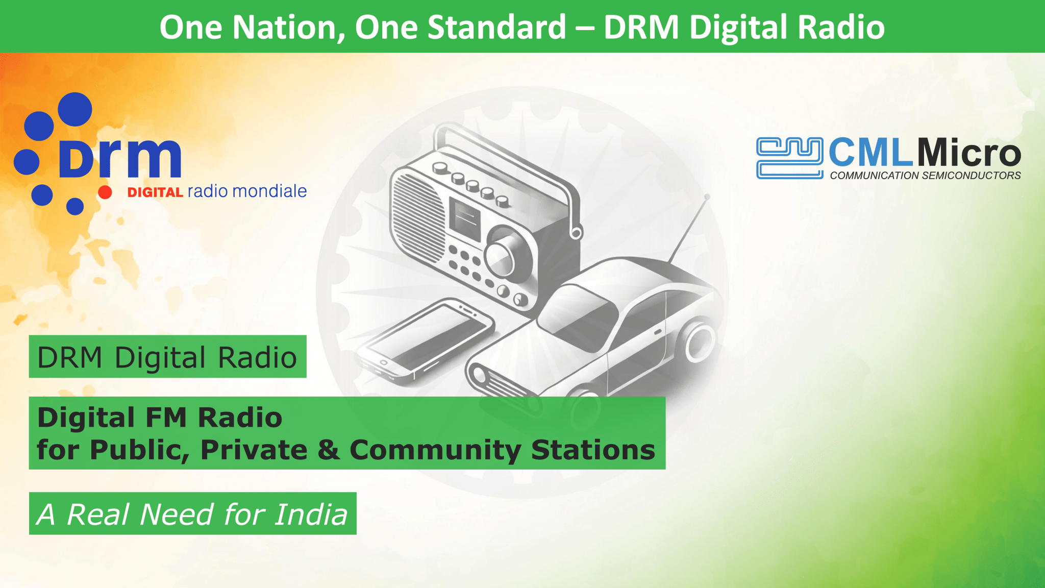 DRM Digital FM Radio for Public, Private and Community Stations – A ...